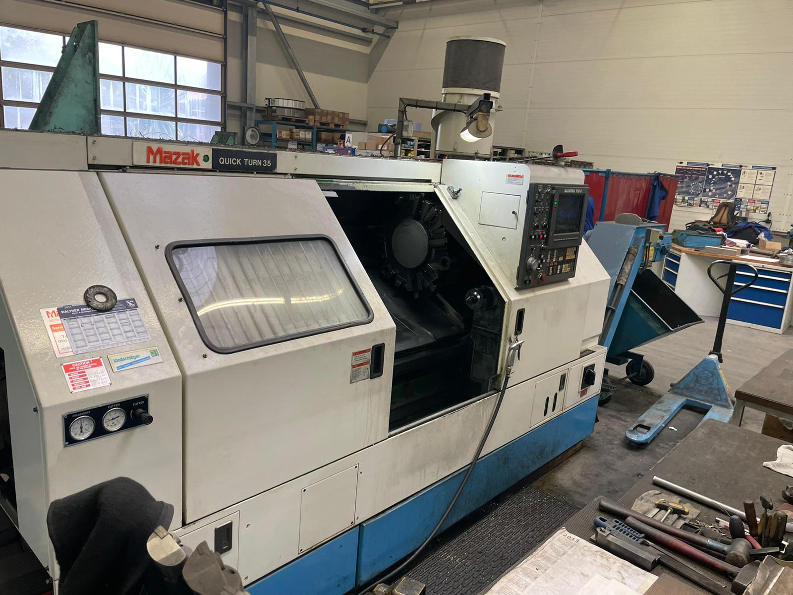 SN - Mazak – CNC Lathe (MAZAK Quick Turn 35-U, control MAZATROL T32-2 ...