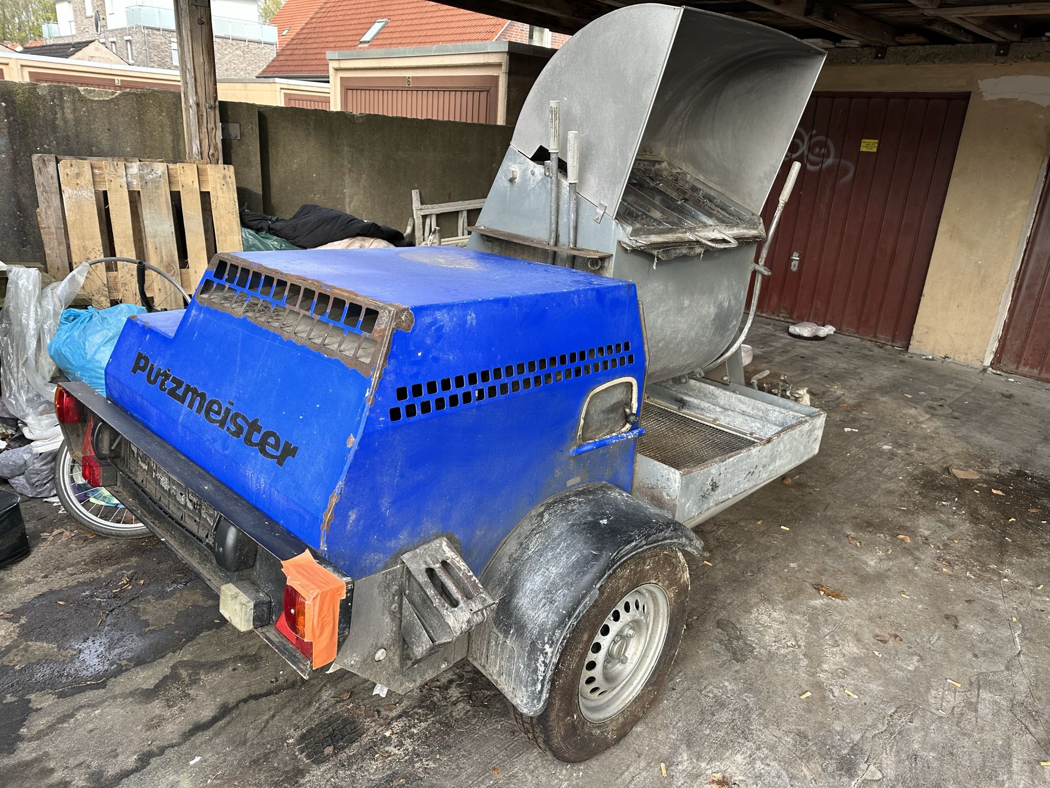 GM Verputz GmbH – Mixing Pump and Spraying Machine PUTZMEISTER P 13 EMR ...